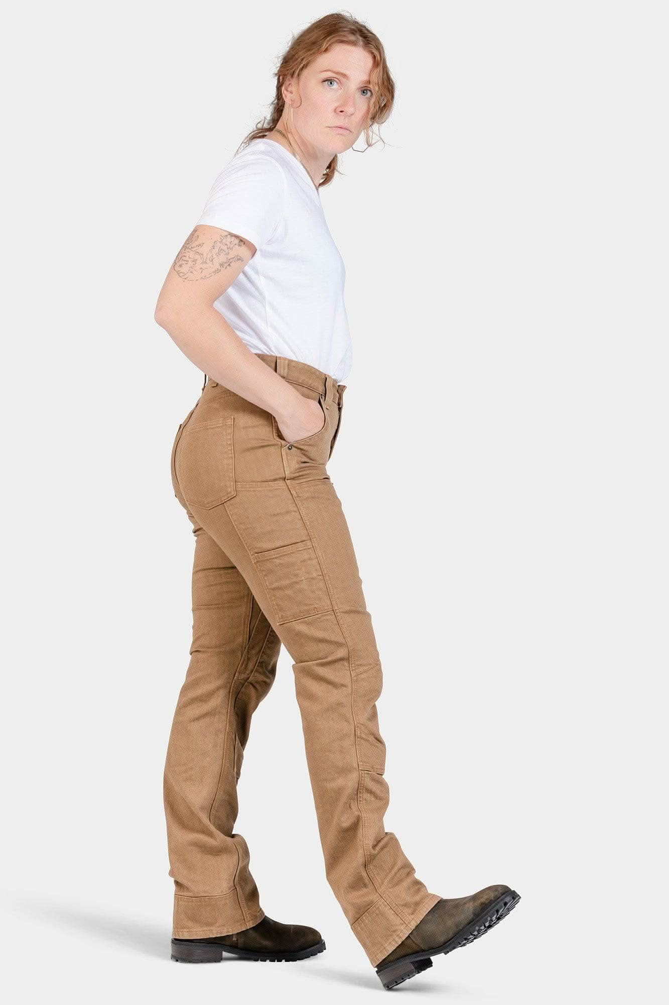 Old School High Rise Beechwood | Women’s High-Rise Denim Work Pants ...