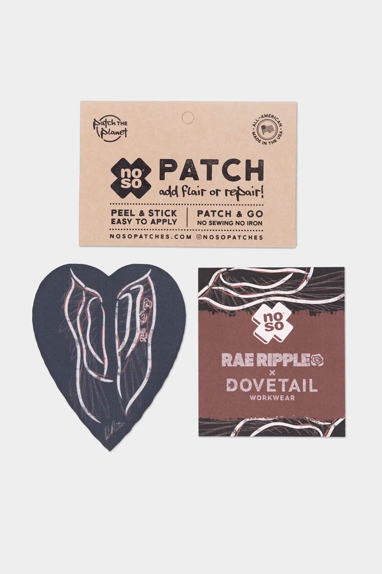 Rae Ripple x NoSo Patch Set | Metal Artist | Dovetail Workwear