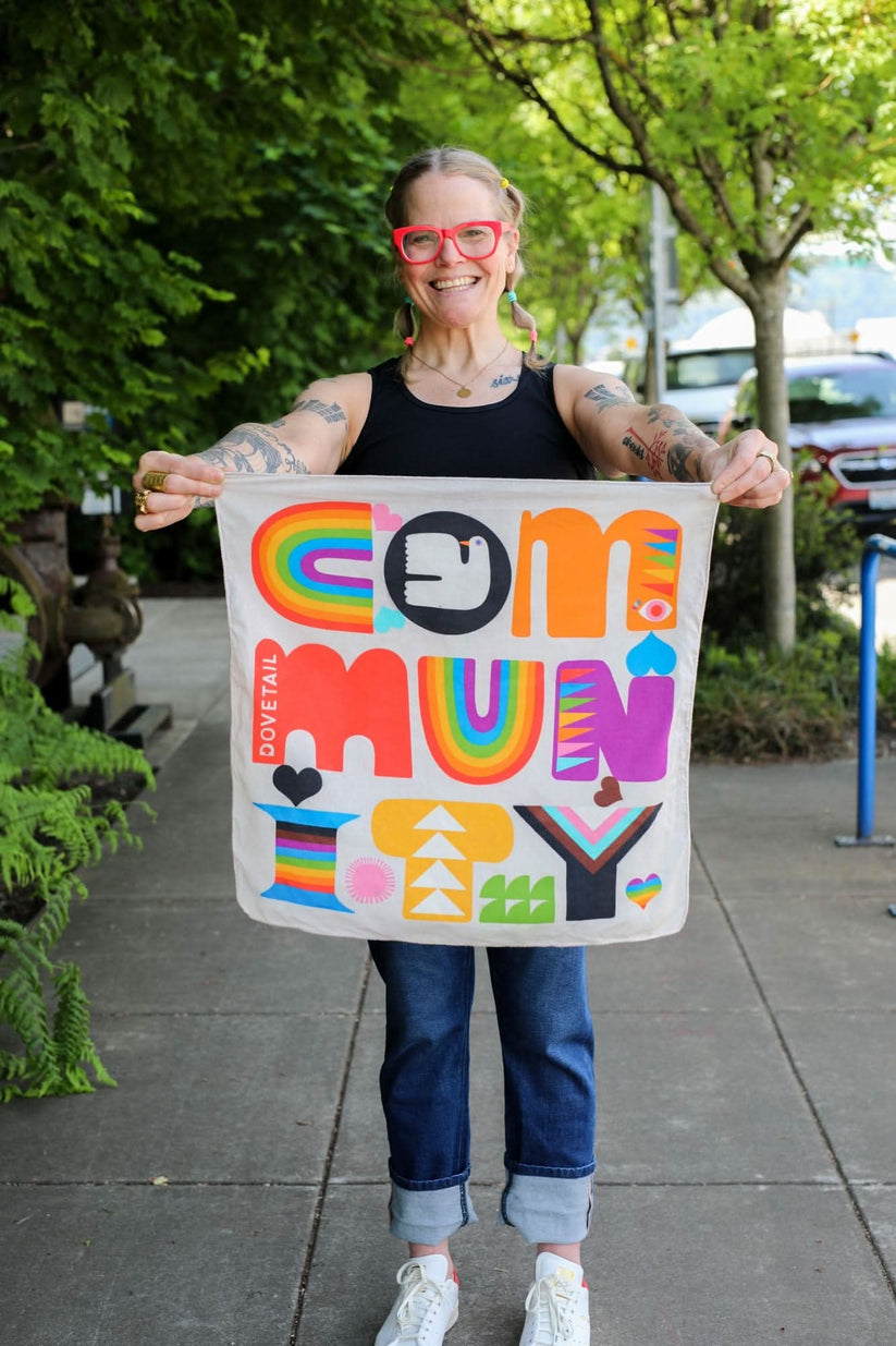 Lisa Congdon’s Pocket Pride Bandana | Dovetail Workwear