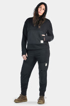Flagger Women's Black Fleece Jogger Work Pants – Dovetail Workwear