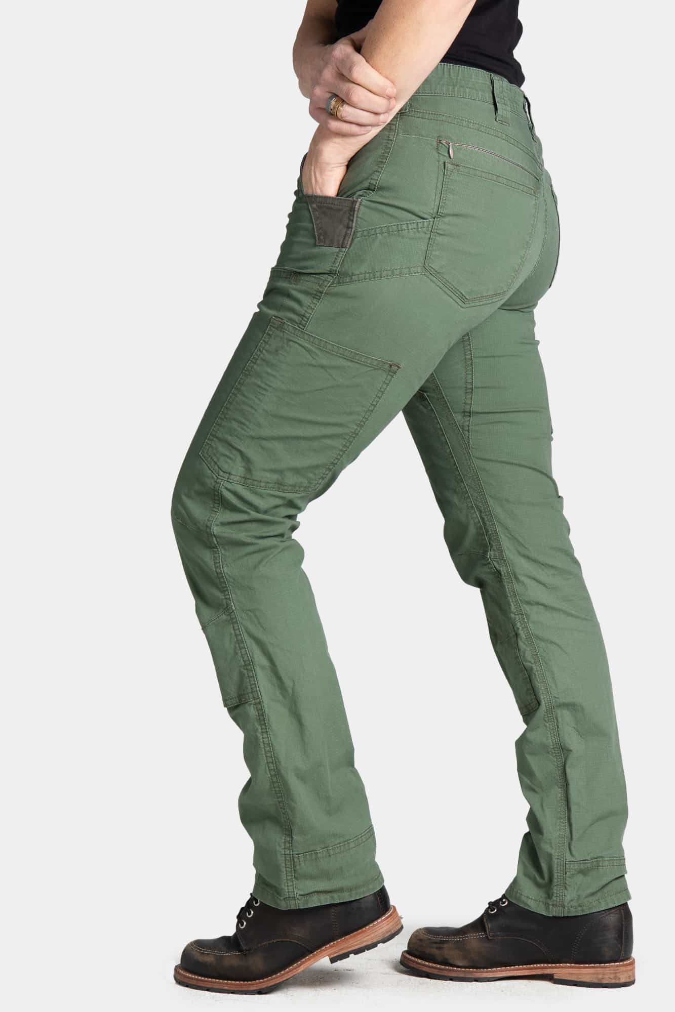 Britt X Ultralight Work Pant in Lichen Green Ripstop – Dovetail Workwear